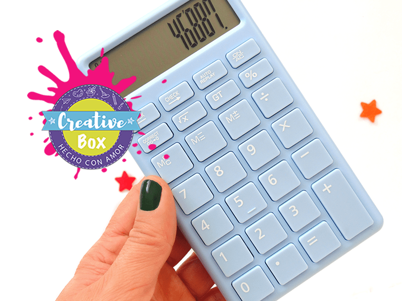 Calculadora Solar Azul - Creative Box Colombia